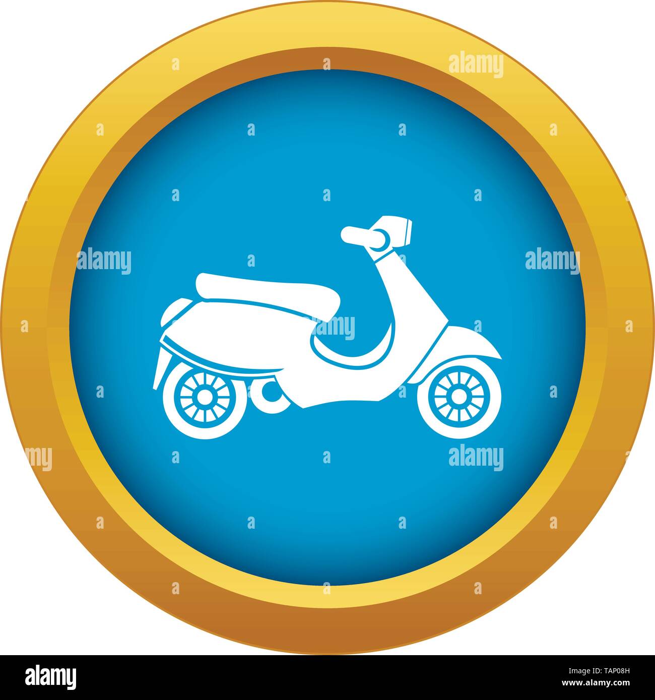 Parked motor bike Stock Vector Images - Alamy