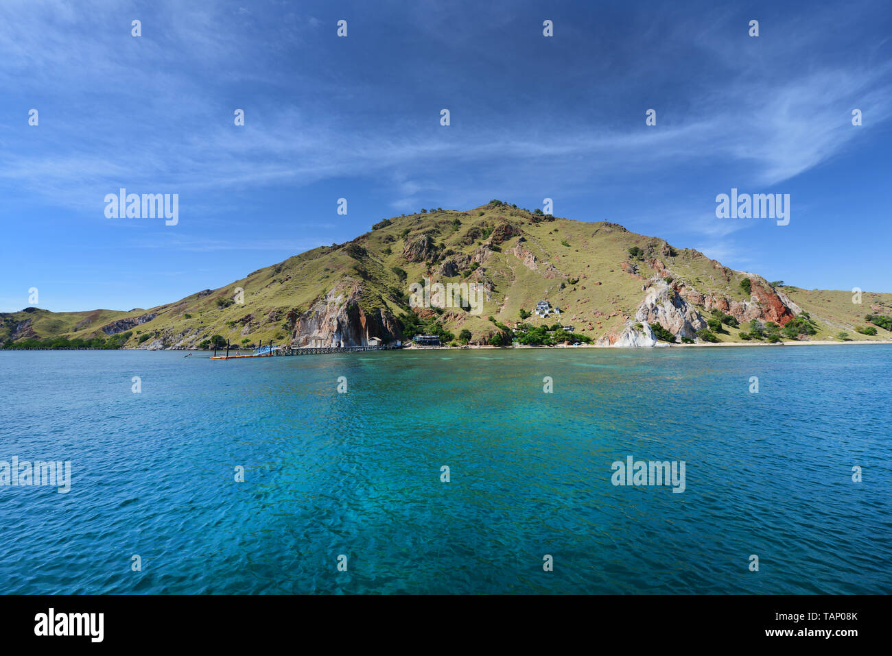 Beautiful landscapes of islands in the Labuan Bajo region of Flores ...
