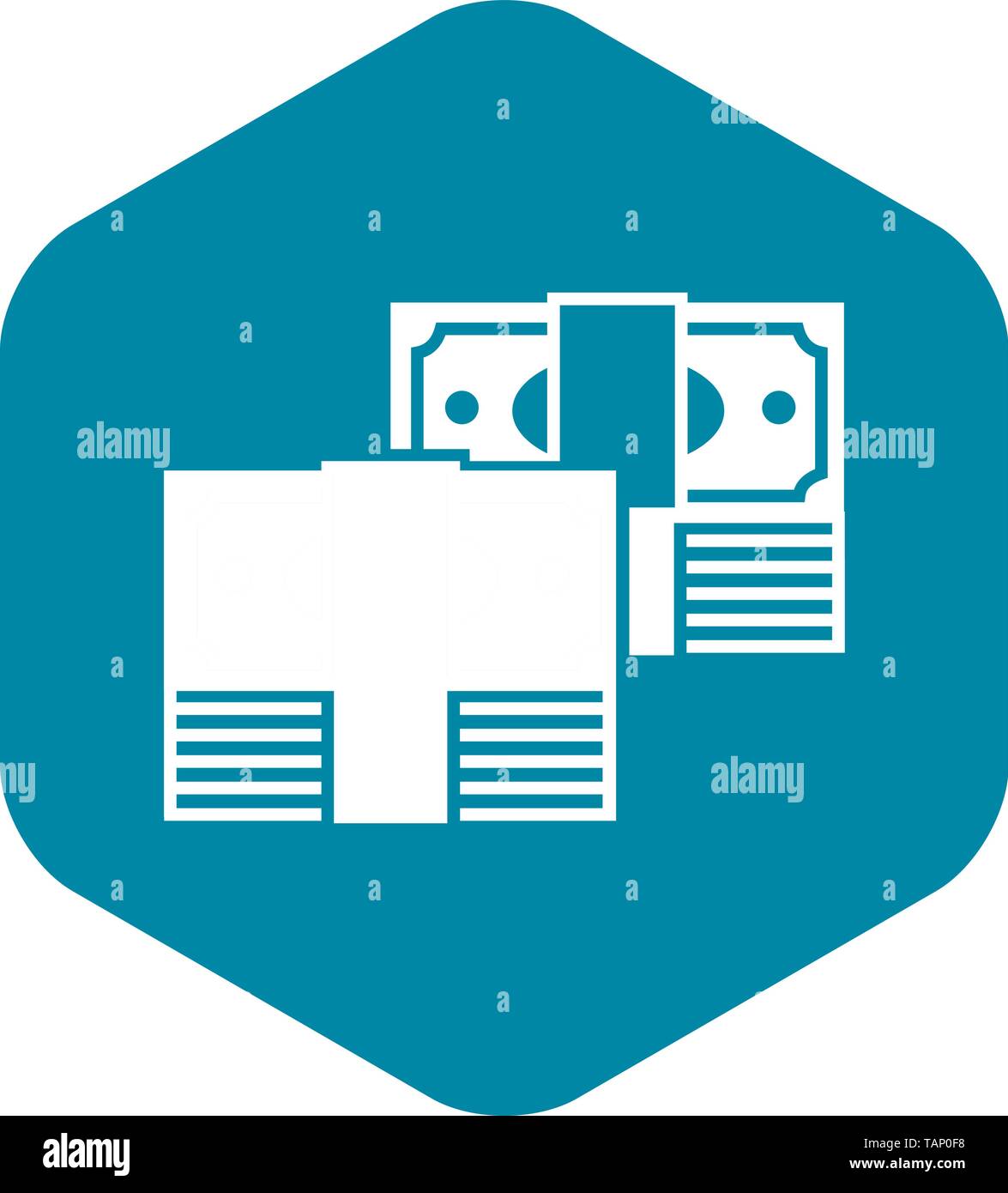 Stack dollar bills 100 Stock Vector Images - Alamy