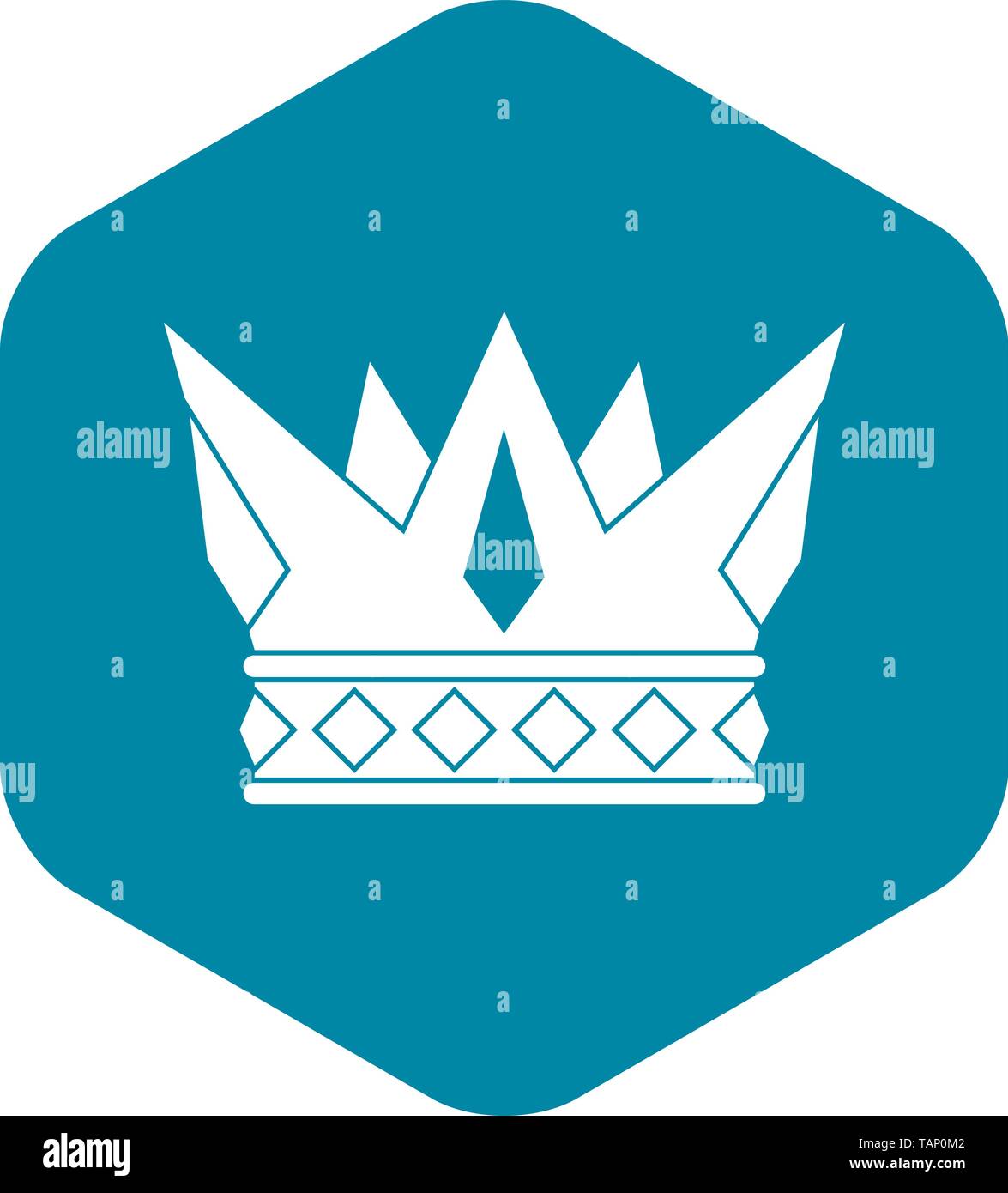 Cog crown icon, simple style Stock Vector Image & Art - Alamy