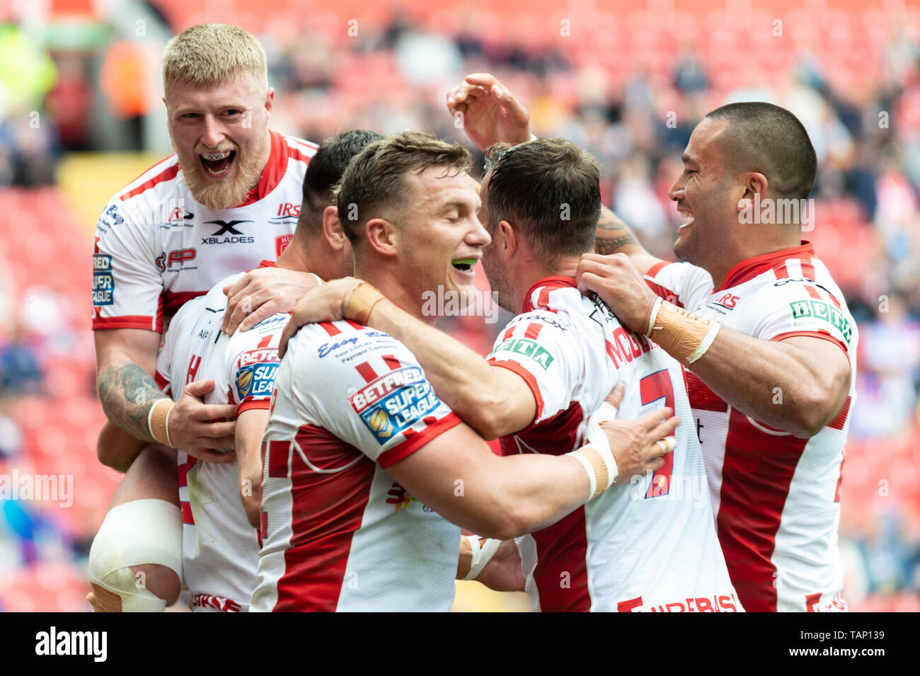 26th May 2019 , Anfield Stadium, Liverpool, England; Dacia Magic ...