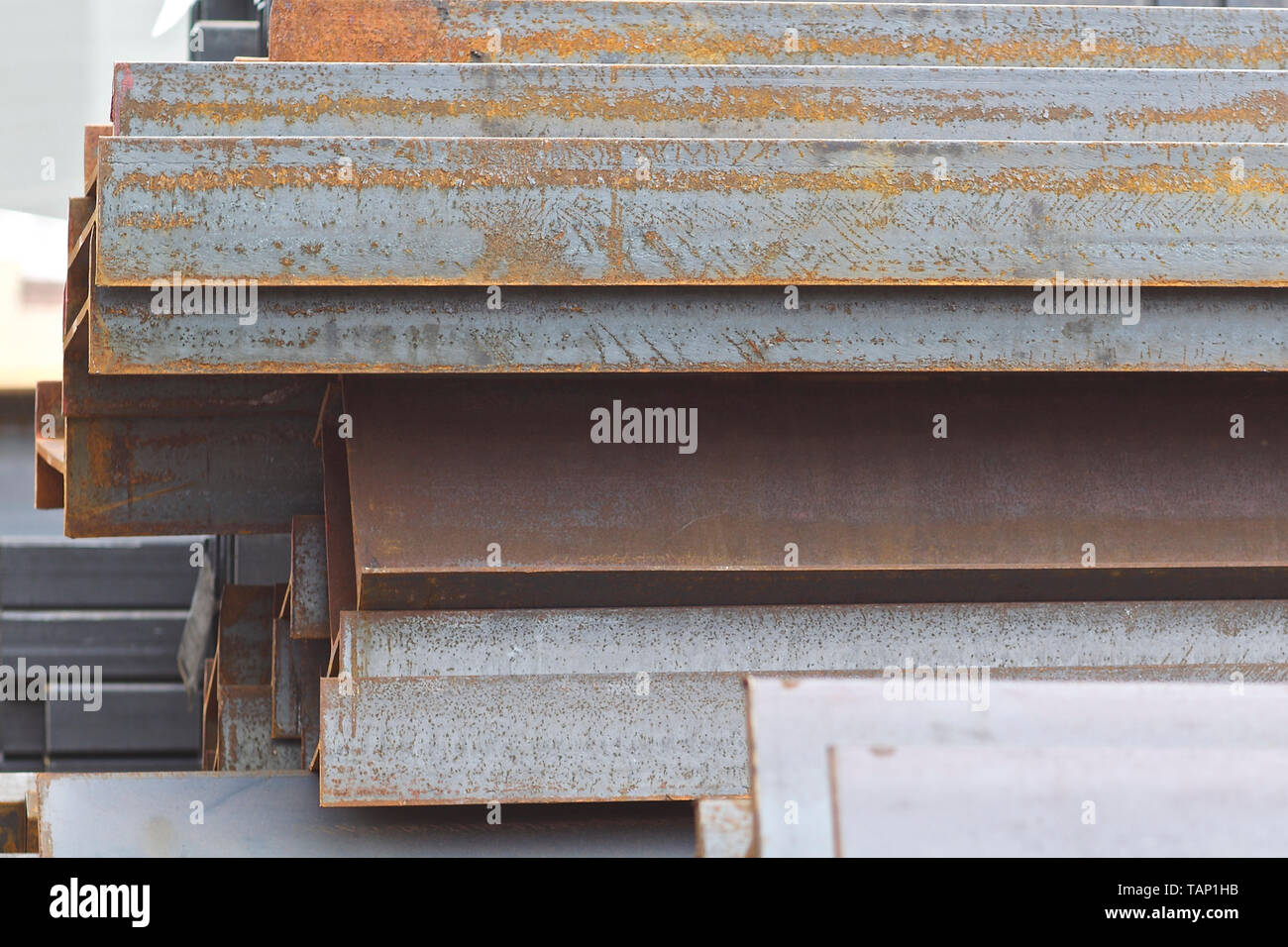 Metal profiles of different kinds are located in the metal products ...