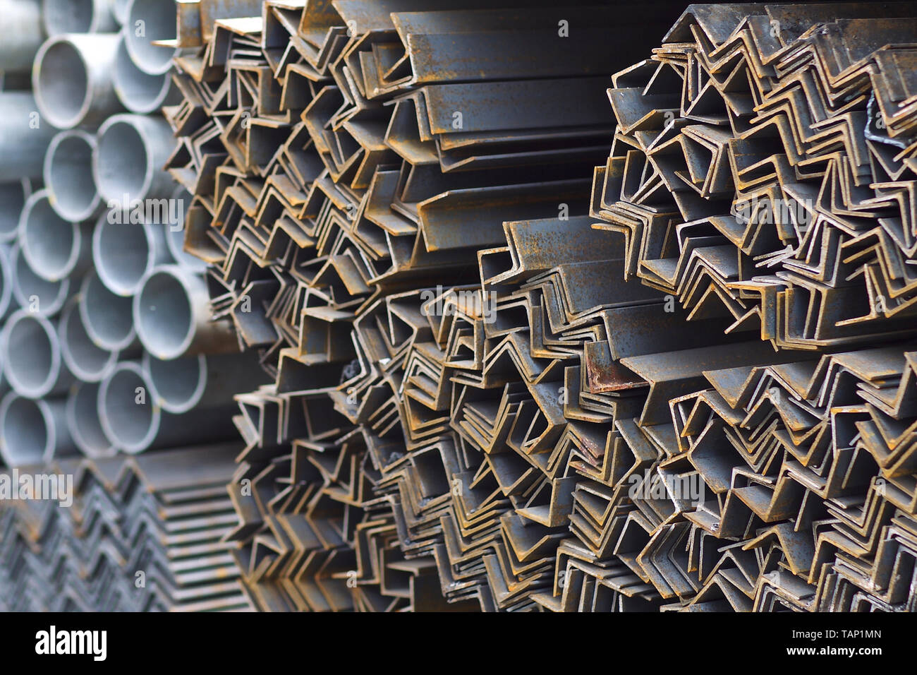 Metal profiles of different kinds are located in the metal products ...