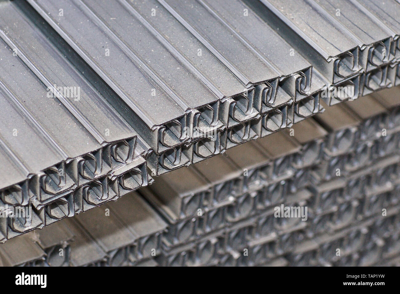 Metal profiles of different kinds are located in the metal products ...