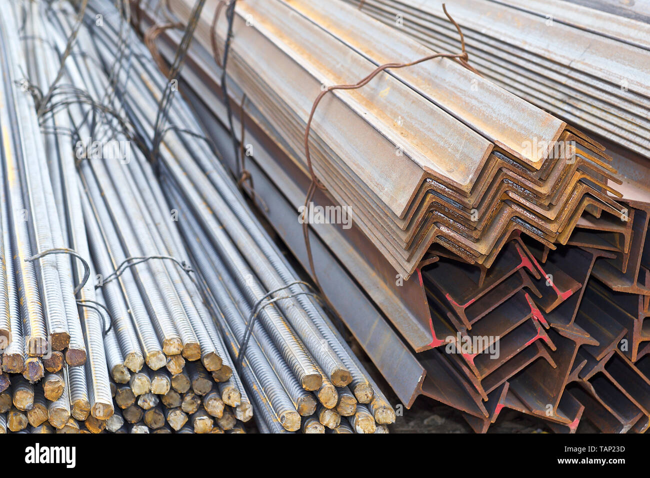 Metal profiles of different kinds are located in the metal products ...