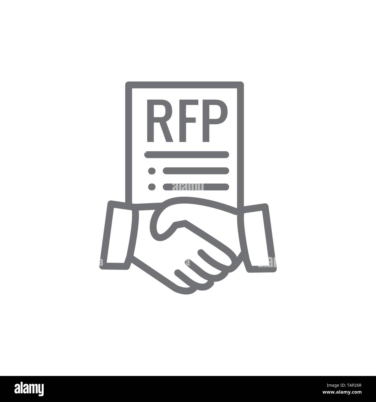 RFP Icon - request for proposal concept - idea Stock Vector Image & Art ...