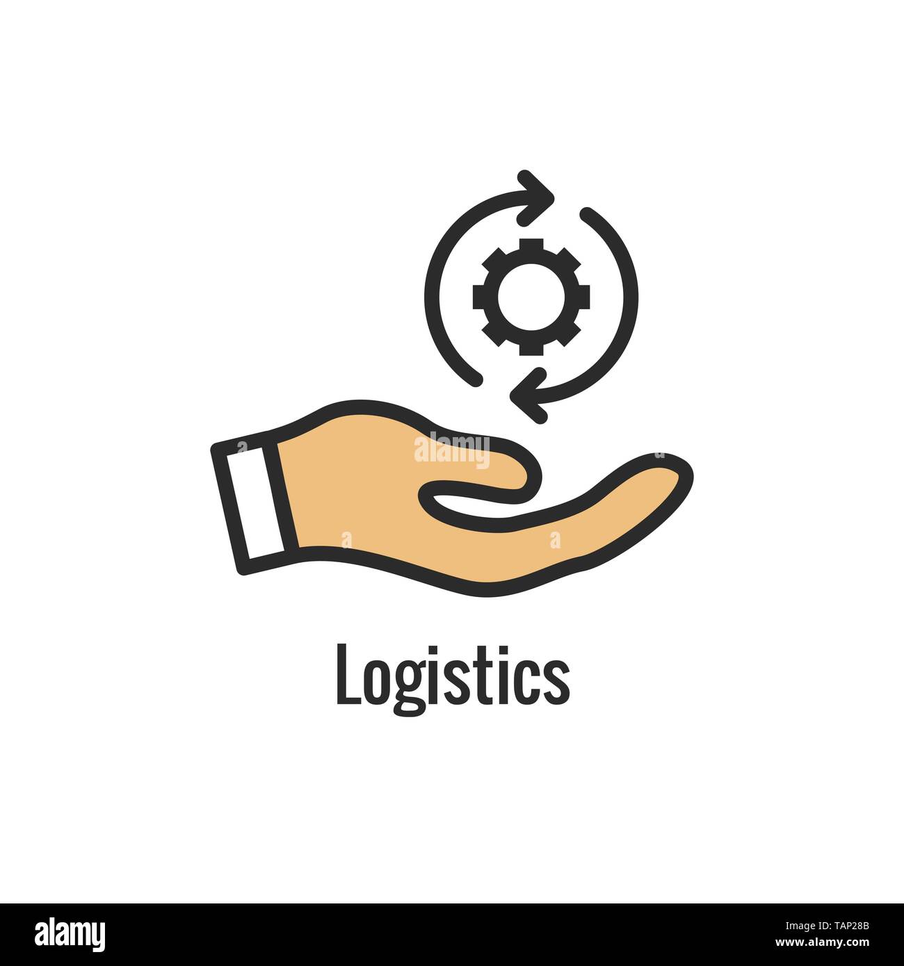 Shipping and Receiving Icon Set w Boxes, Warehouse, checklist, etc ...