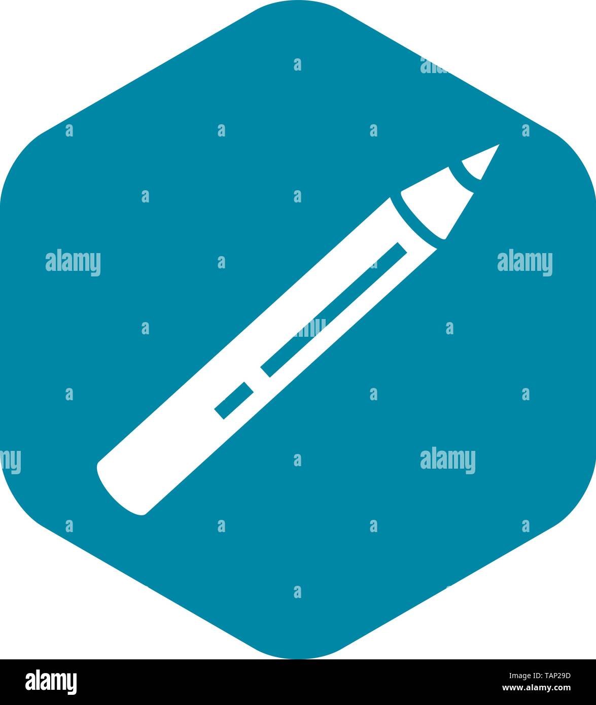Marker icon, simple style Stock Vector Image & Art - Alamy