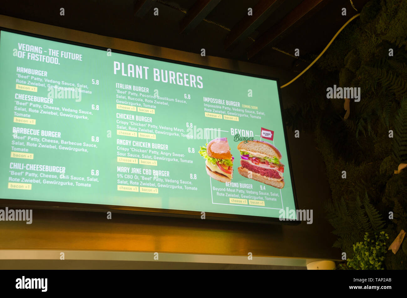 Plant based menu hi-res stock photography and images - Alamy