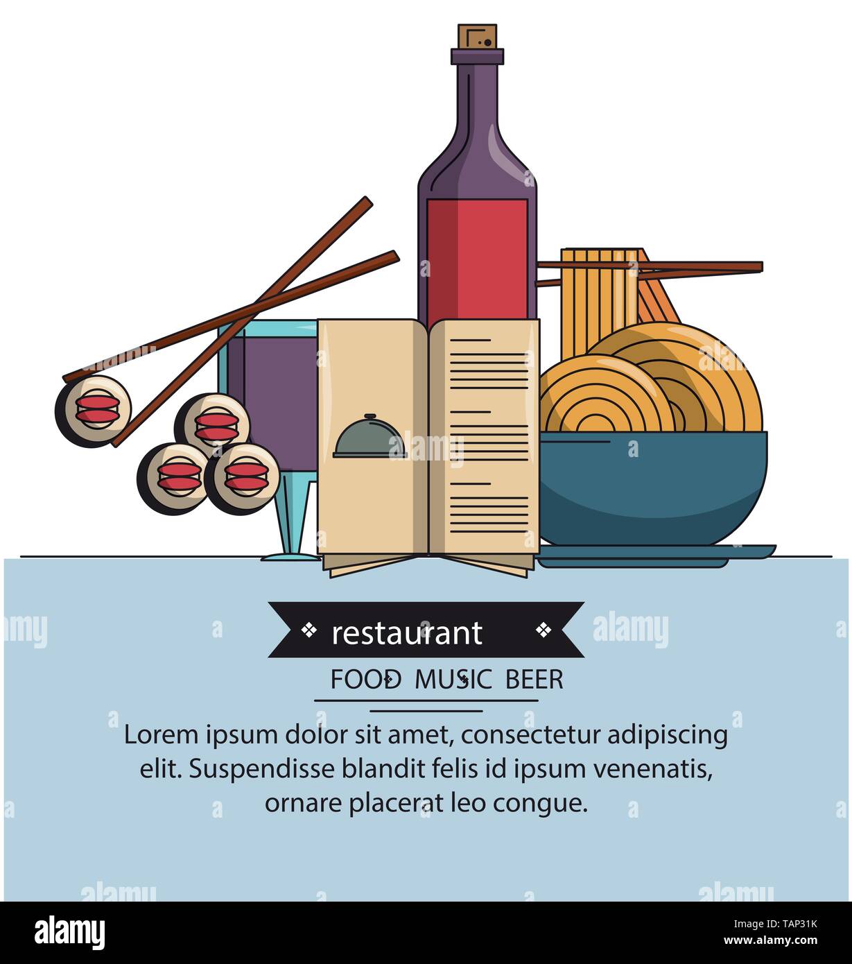 Restaurant infographic poster Stock Vector Image & Art - Alamy