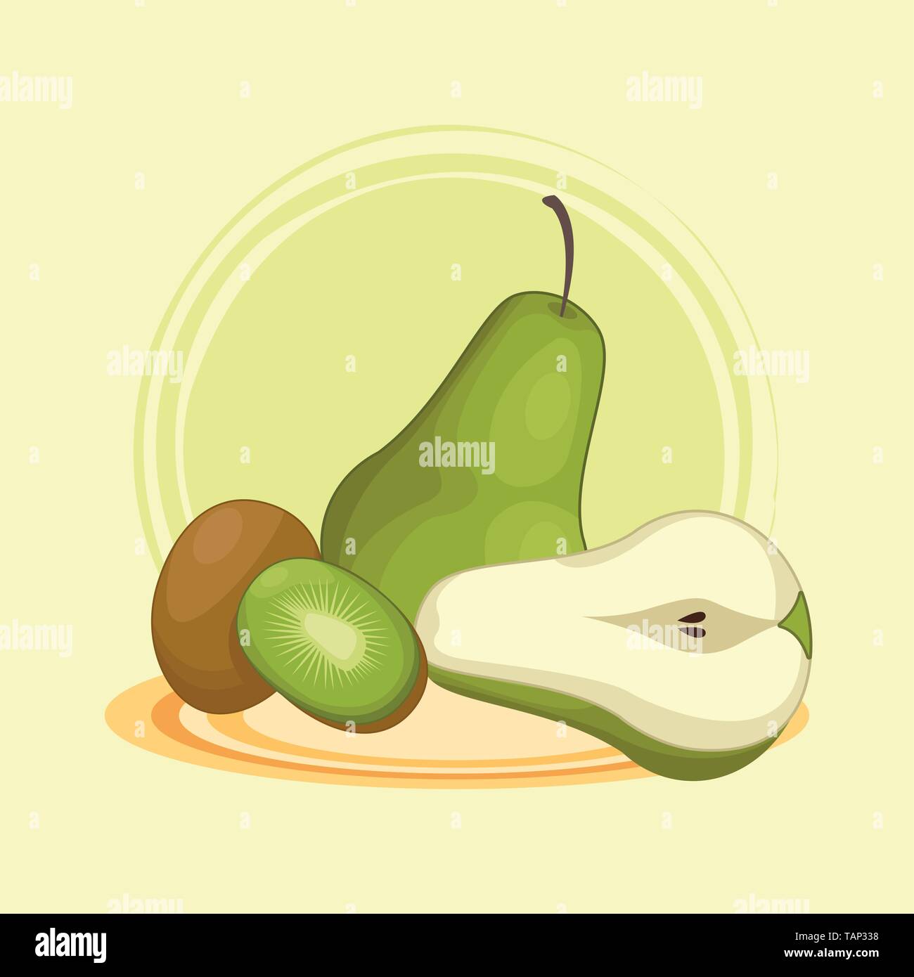 Delicious fruits cartoons Stock Vector Image & Art - Alamy