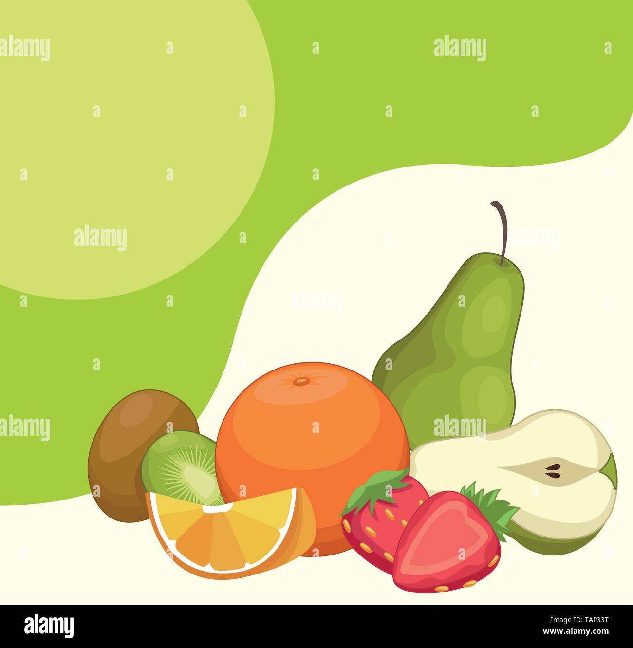 Delicious fruits cartoons Stock Vector Image & Art - Alamy