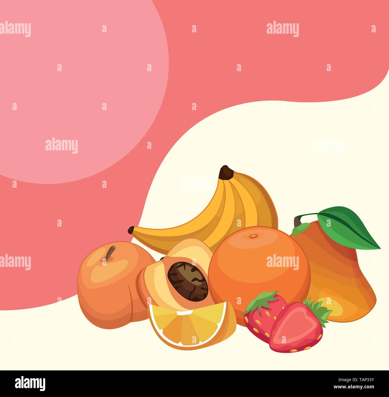 Fruits cartoons hi-res stock photography and images - Alamy