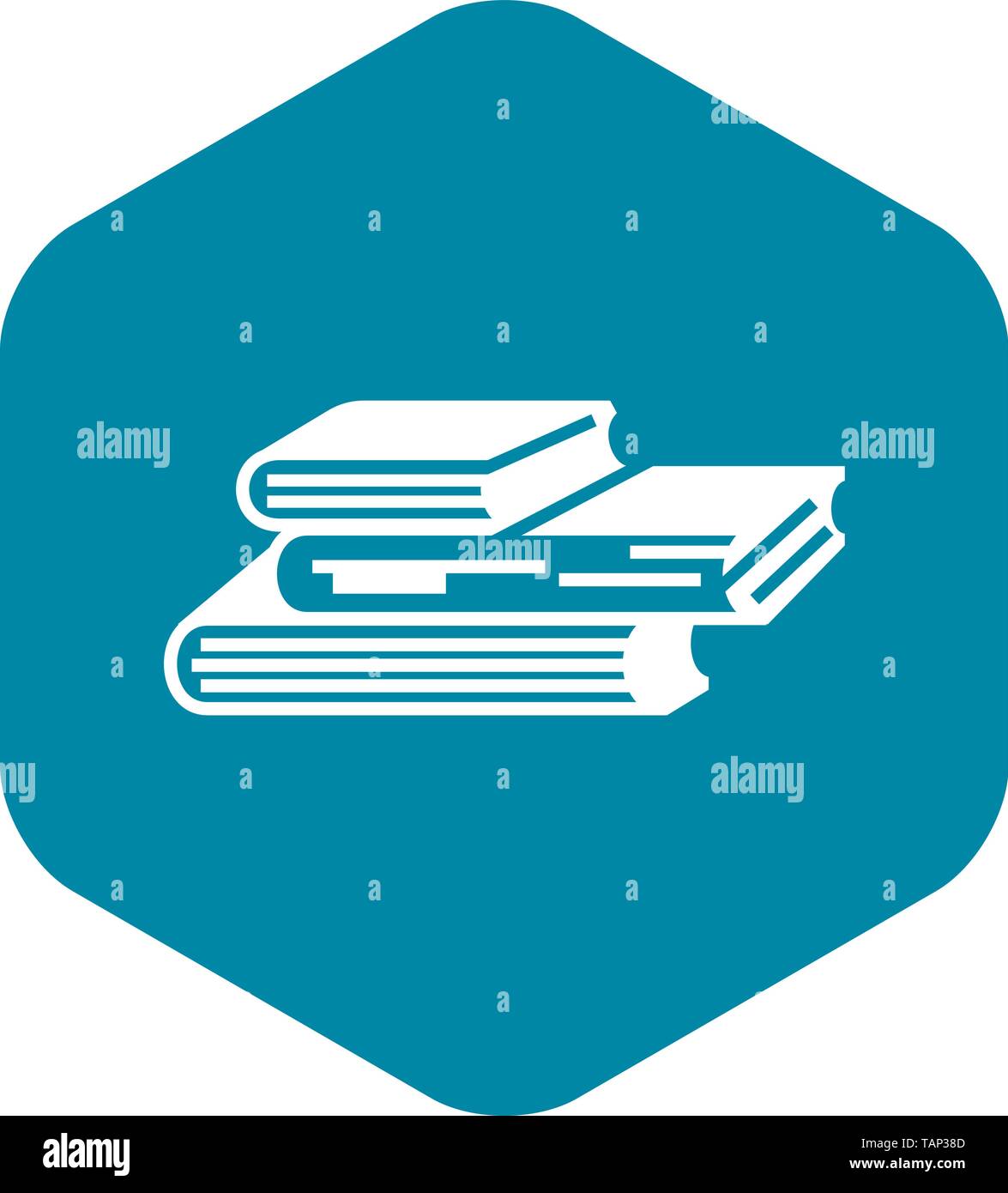 Book stack icon, simple style Stock Vector Image & Art - Alamy