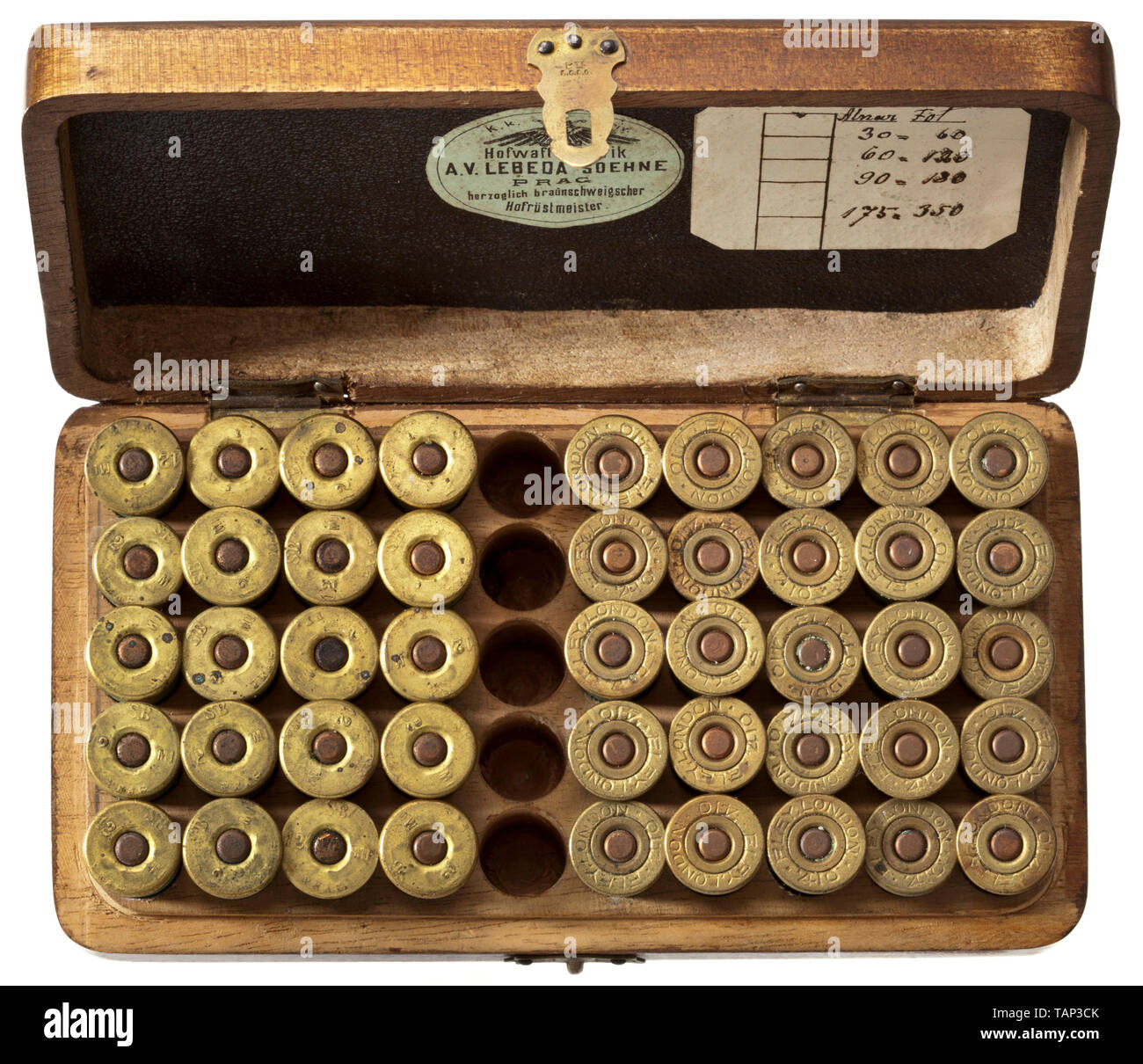 A drop barrel target pistol in its case, Anton Vinzent Lebeda, Prague ...