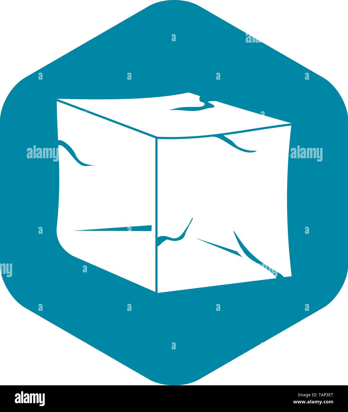 Ice icon, simple style Stock Vector Image & Art - Alamy