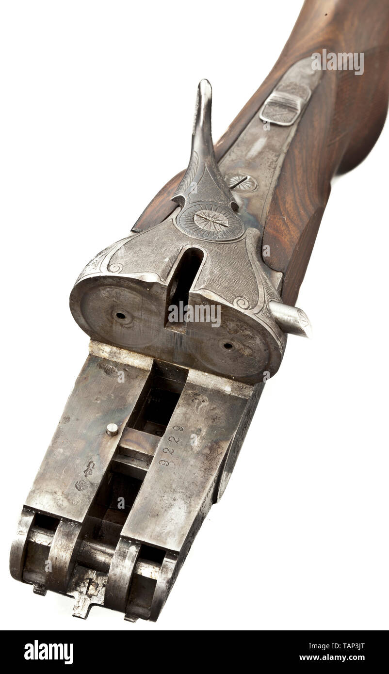 LONG ARMS, MODERN HUNTING WEAPONS, double-barrelled shotgun Miller ...
