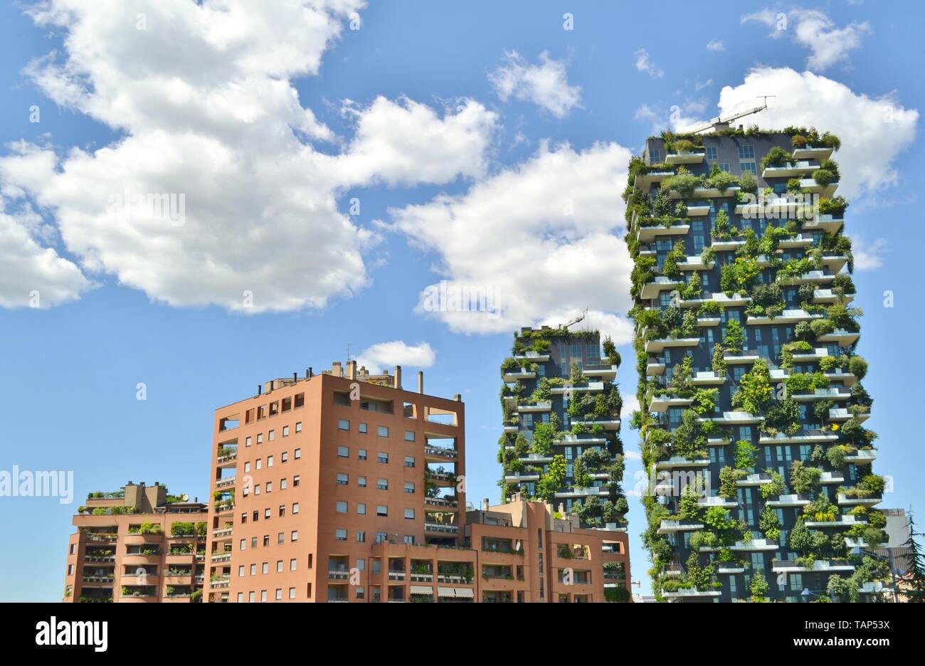 Bosco verticale building in milan hi-res stock photography and images ...