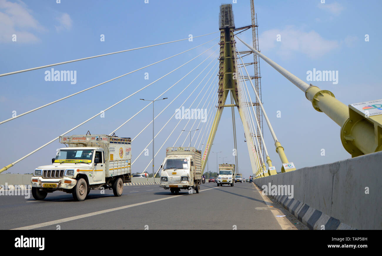 Signature Bridge Delhi High Resolution Stock Photography and Images - Alamy