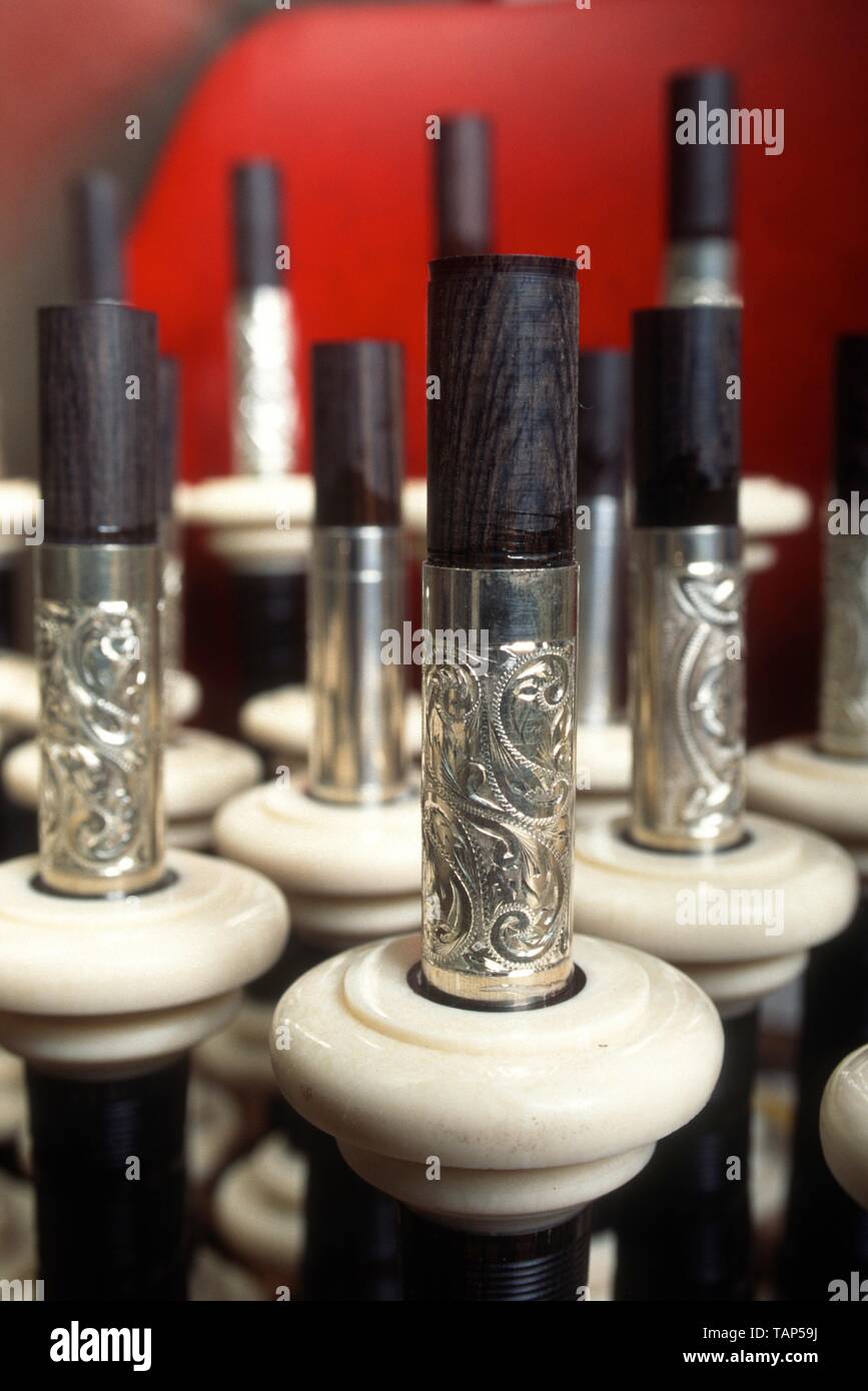 Bagpipe parts hi-res stock photography and images - Alamy