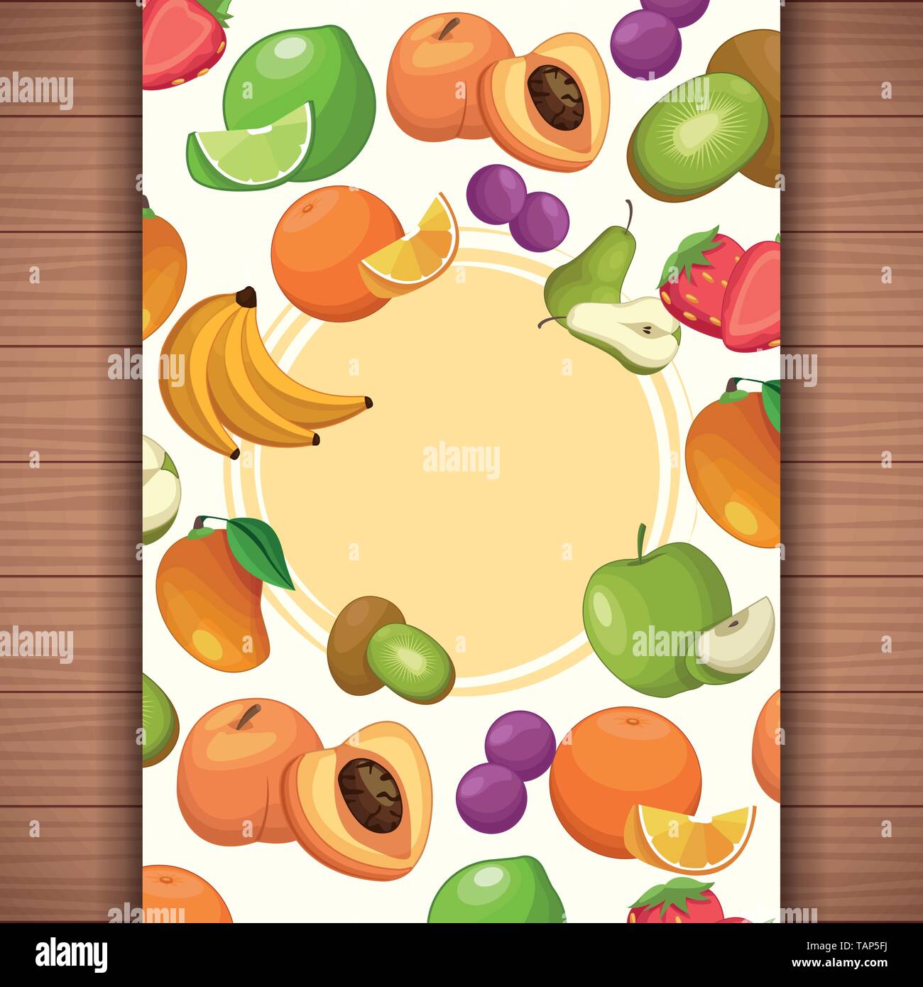 Delicious fruits cartoons Stock Vector Image & Art - Alamy