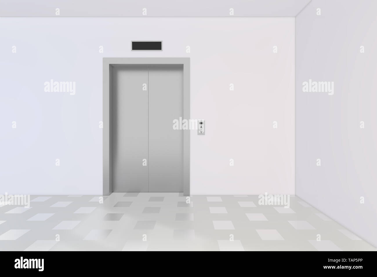 Modern elevator with opened and closed doors Stock Photo - Alamy