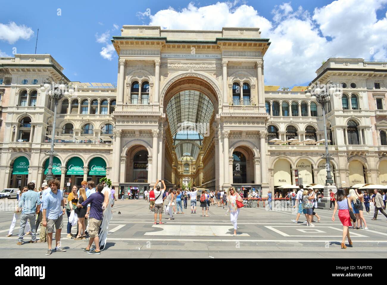 Milan, Italy - July 15, 2016: Newly graduated Milan State University ...