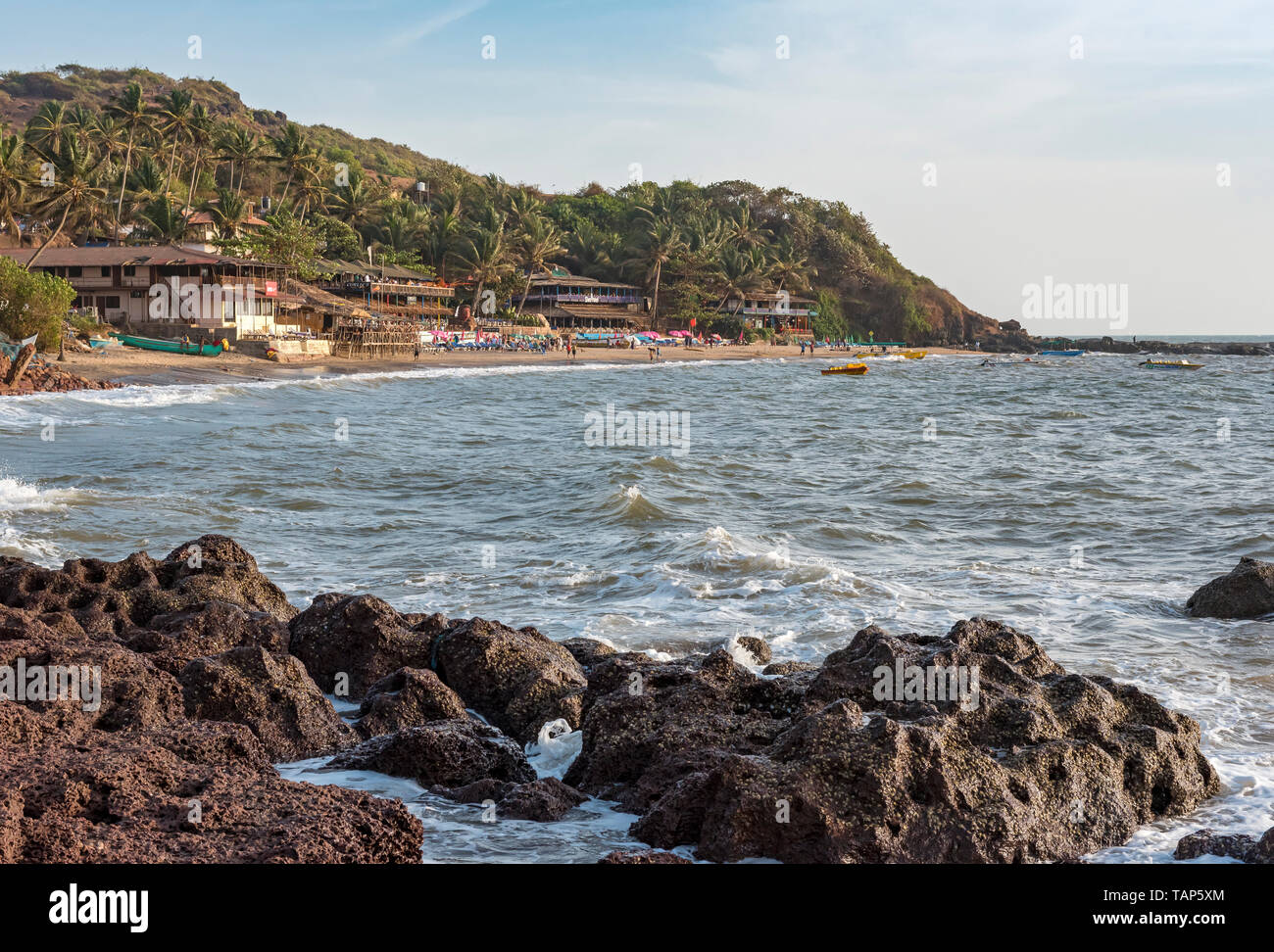 Anjuna Beach, North Goa, India Stock Photo - Alamy