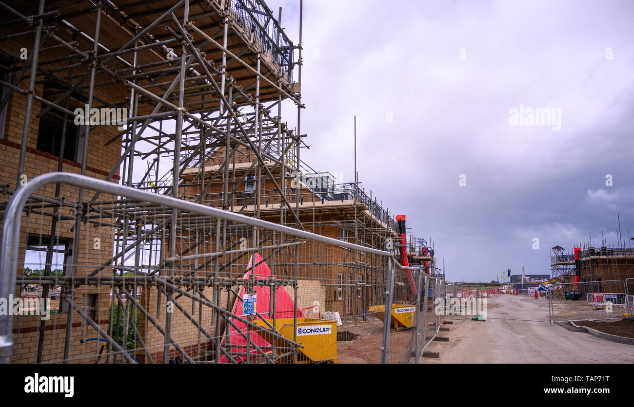 Various building sites around Peterborough Stock Photo - Alamy