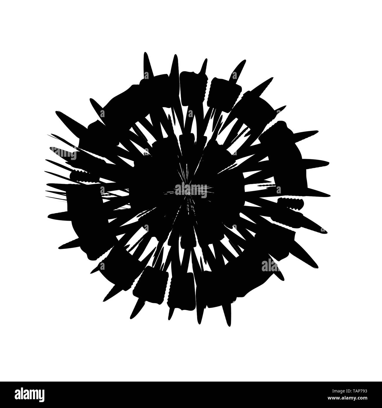 Circular postage stamp Stock Vector Images - Alamy