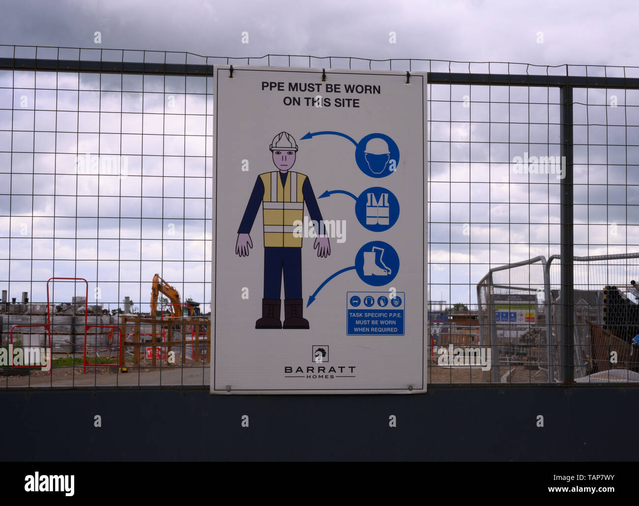 Various building sites around Peterborough Stock Photo - Alamy