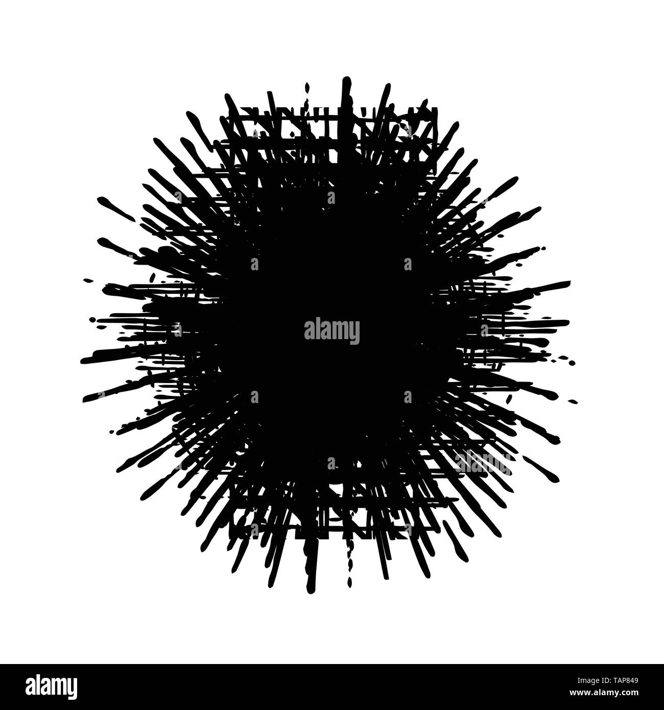 Distressed post Stamp texture. Circle grunge scratched lable background ...