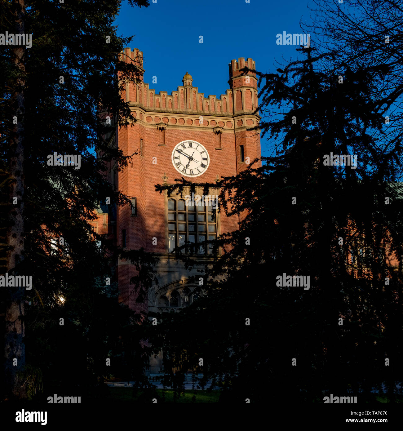 Beautiful brick admin building on the U of I campus Stock Photo - Alamy