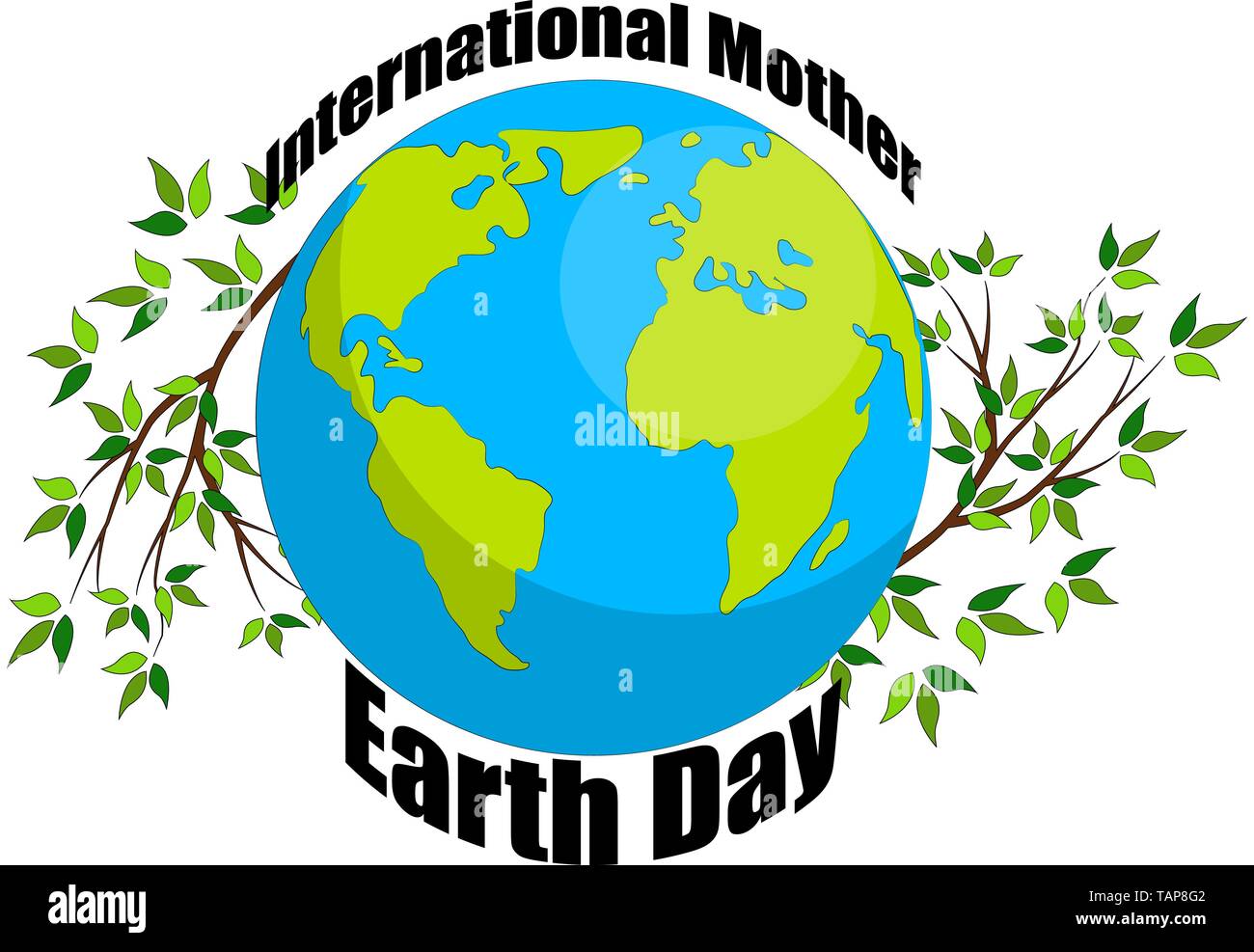 Earth Day. Eco friendly ecology concept. Earth day flat concept. World ...