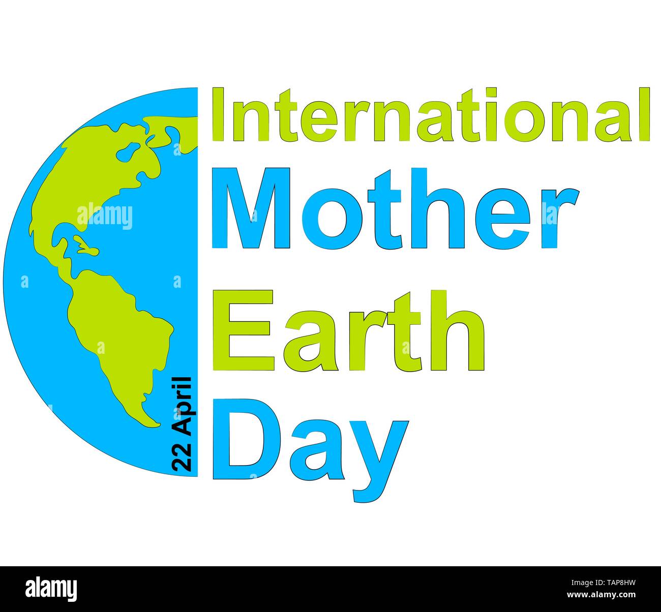 Earth Day. Eco friendly ecology concept. Earth day flat concept. World ...