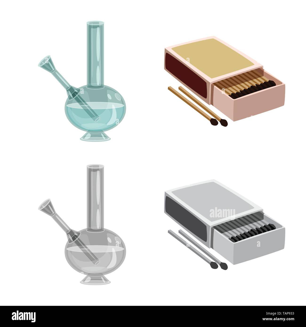 Vector design of refuse and stop logo. Set of refuse and habit stock ...