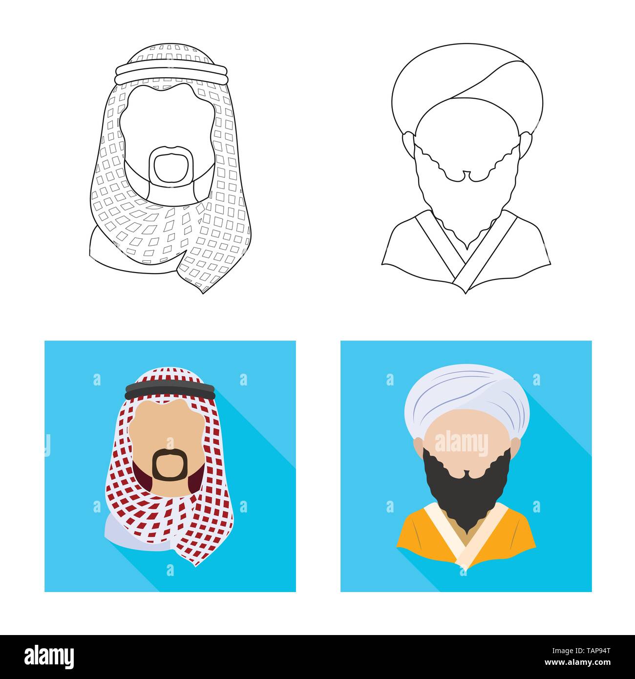 Vector design of imitator and resident sign. Collection of imitator and ...