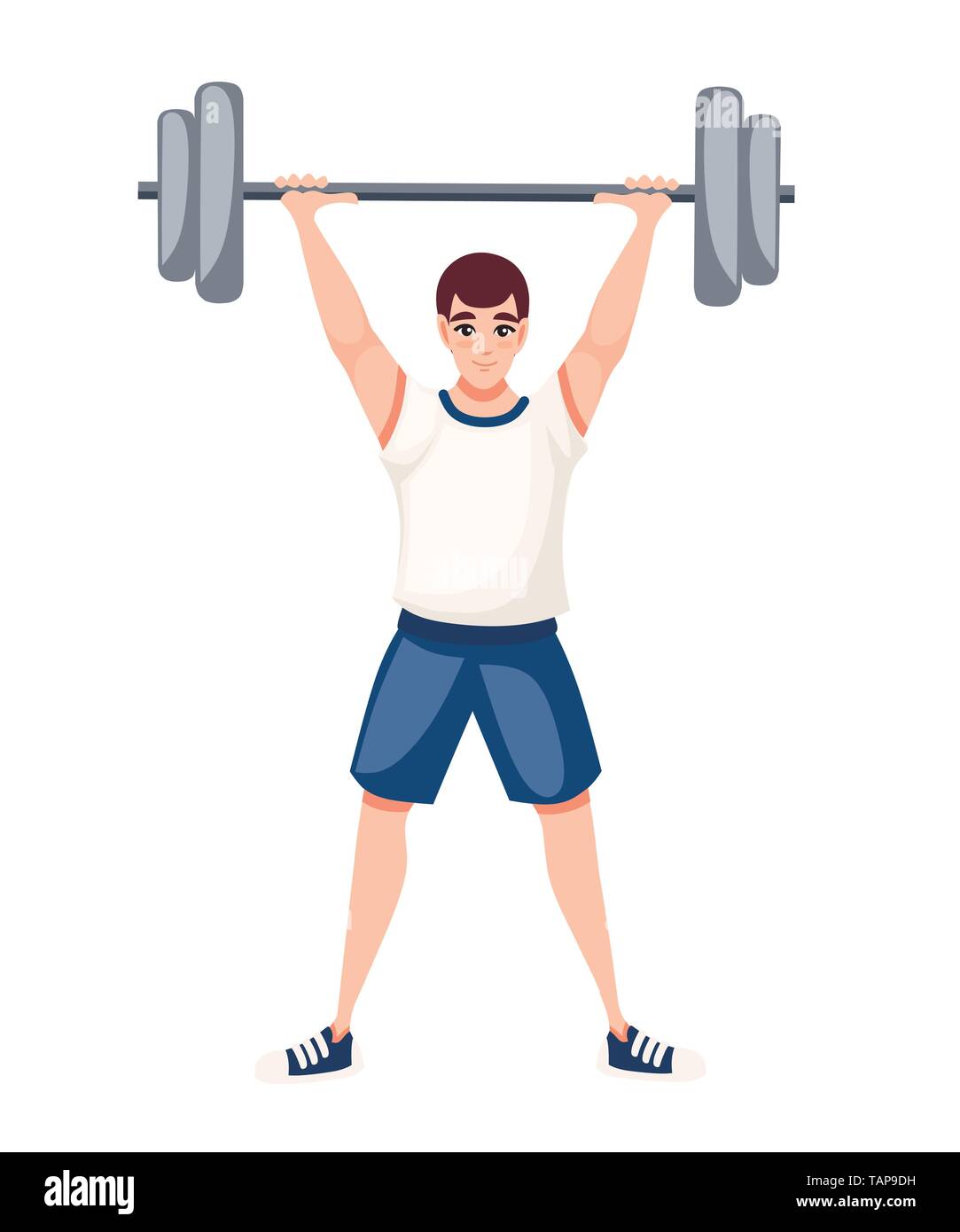 Cartoon bodybuilder hi-res stock photography and images - Alamy