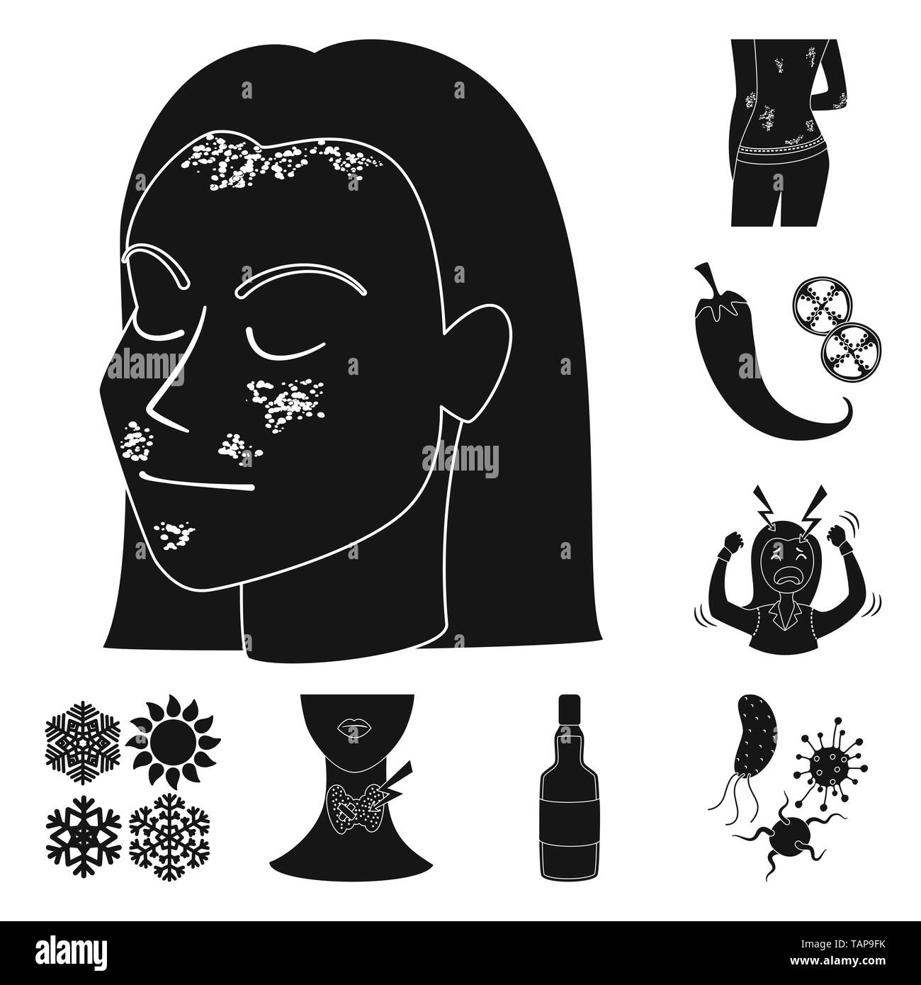 Vector illustration of healthcare and medical icon. Set of healthcare ...