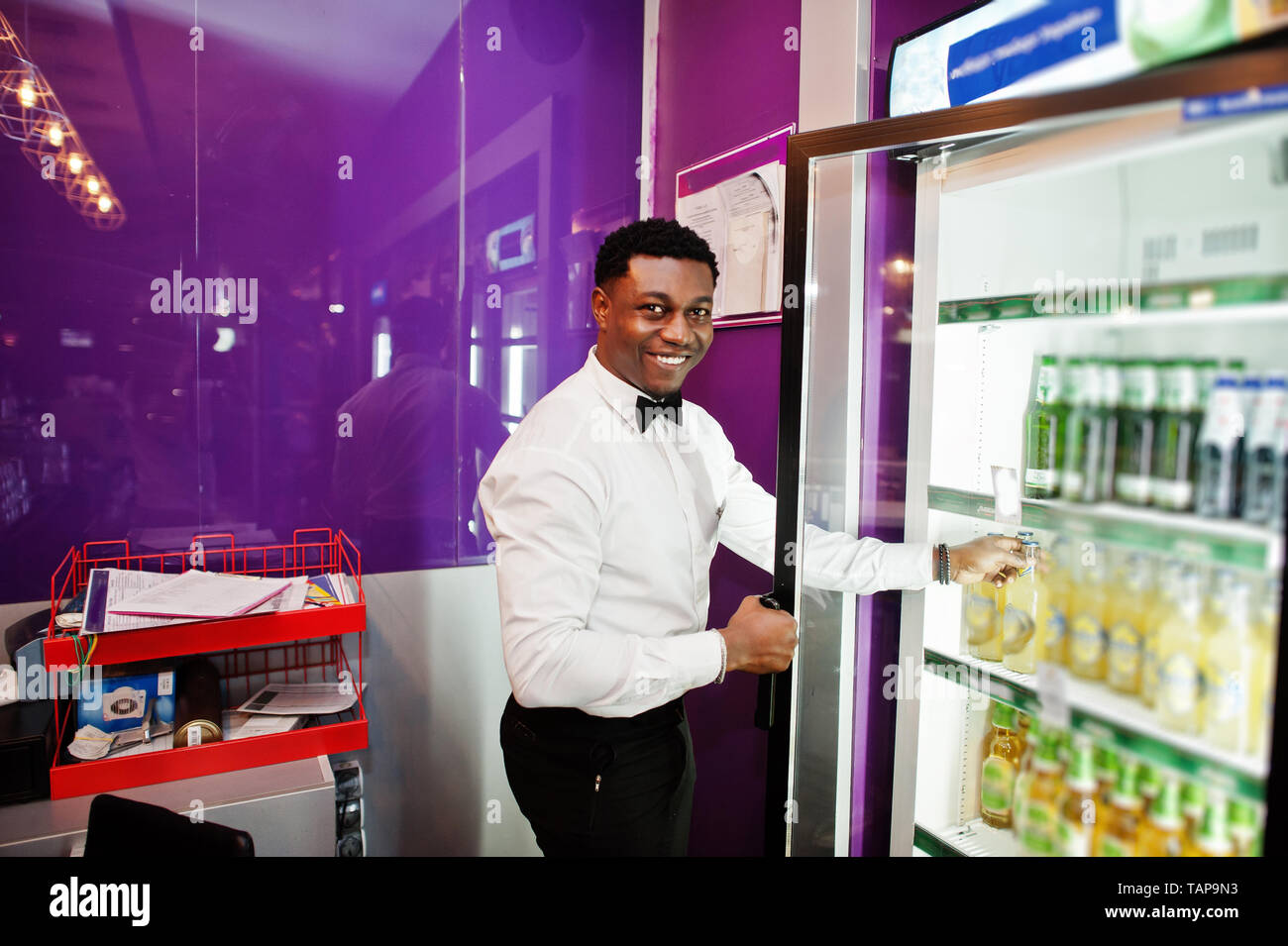 Professional restaurant fridge hi-res stock photography and images - Alamy