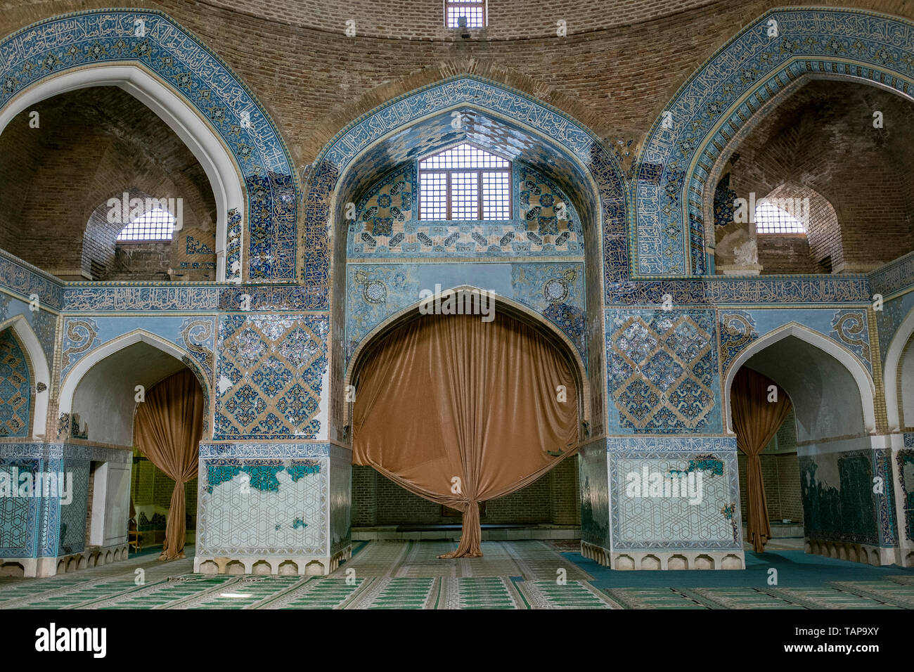 Blue Mosque, Tabriz, East Azerbaijan, Islamic Republic of Iran Stock ...