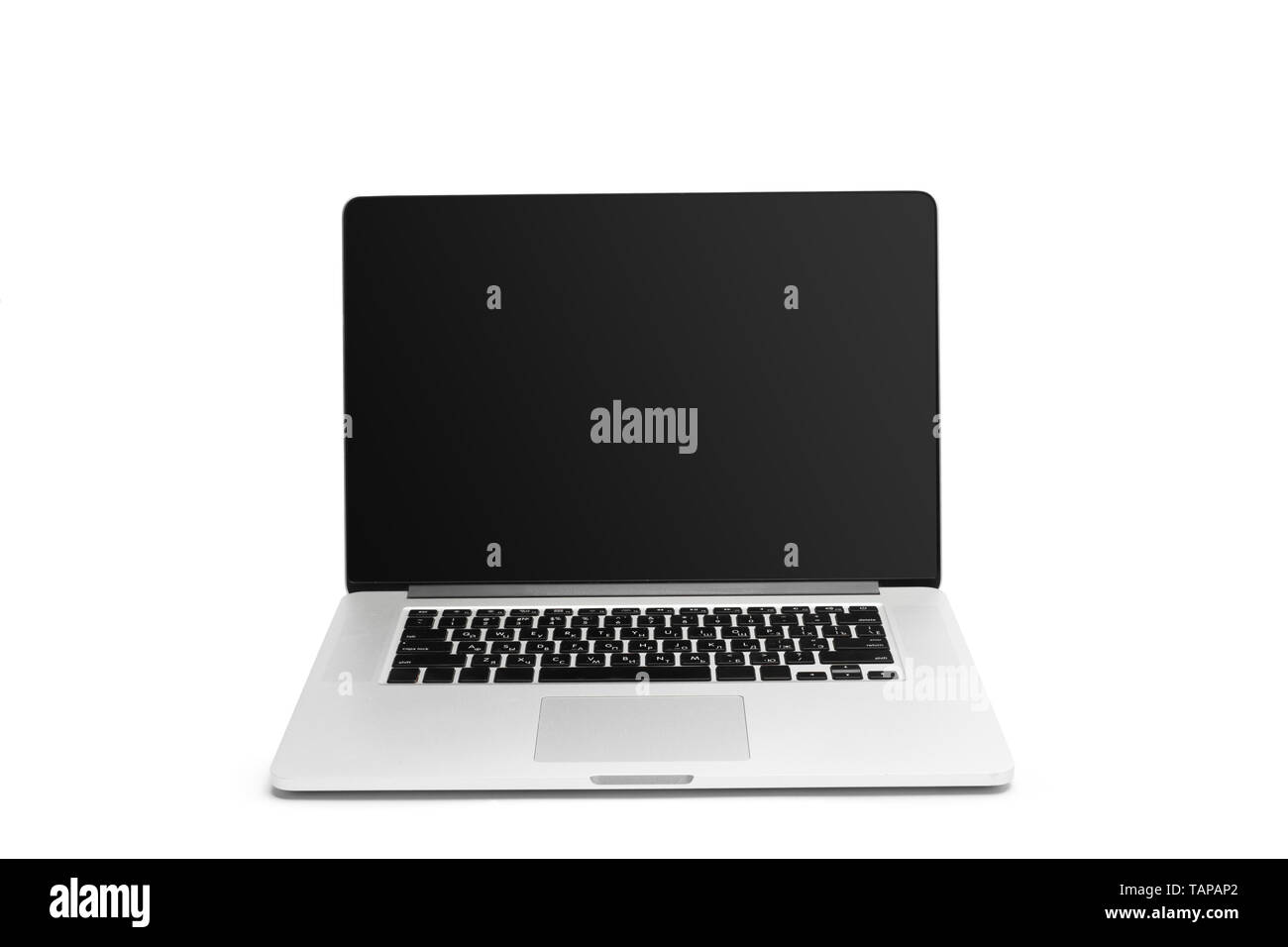 laptop isolated on white background Stock Photo - Alamy