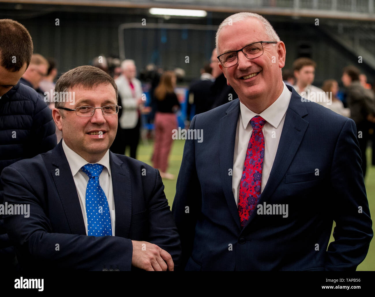 Uup leader robin swann left hi-res stock photography and images - Alamy