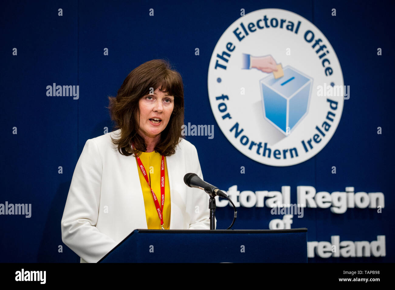 European parliamentary elections count meadowbank sports arena hi-res ...