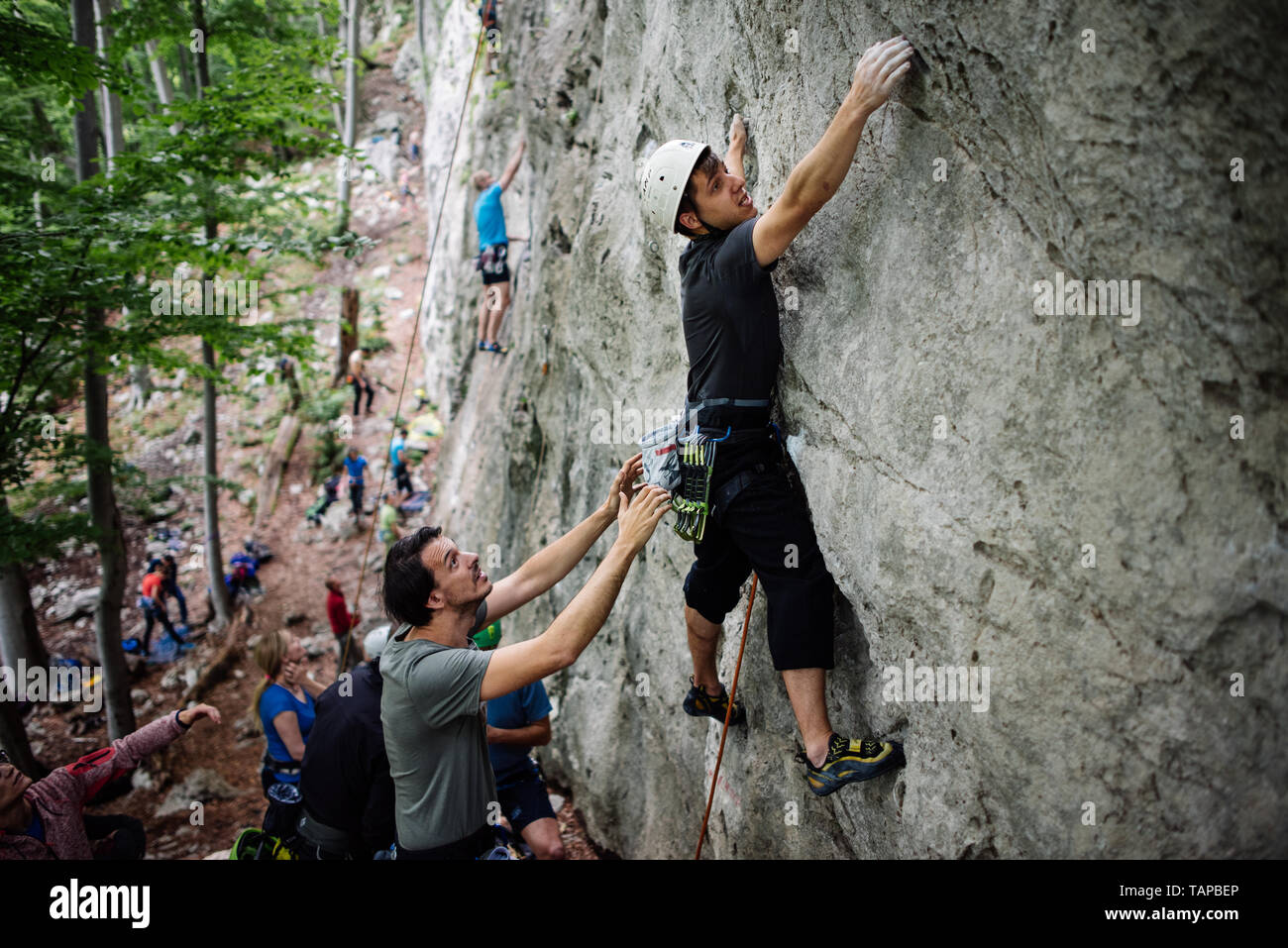 Mountain climbing practice hi-res stock photography and images - Alamy