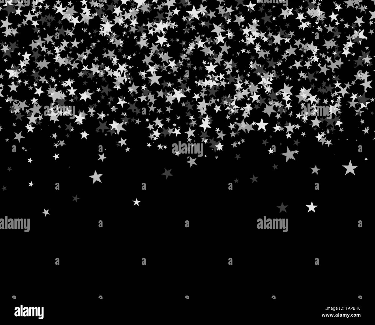 Confetti Wallpaper Black