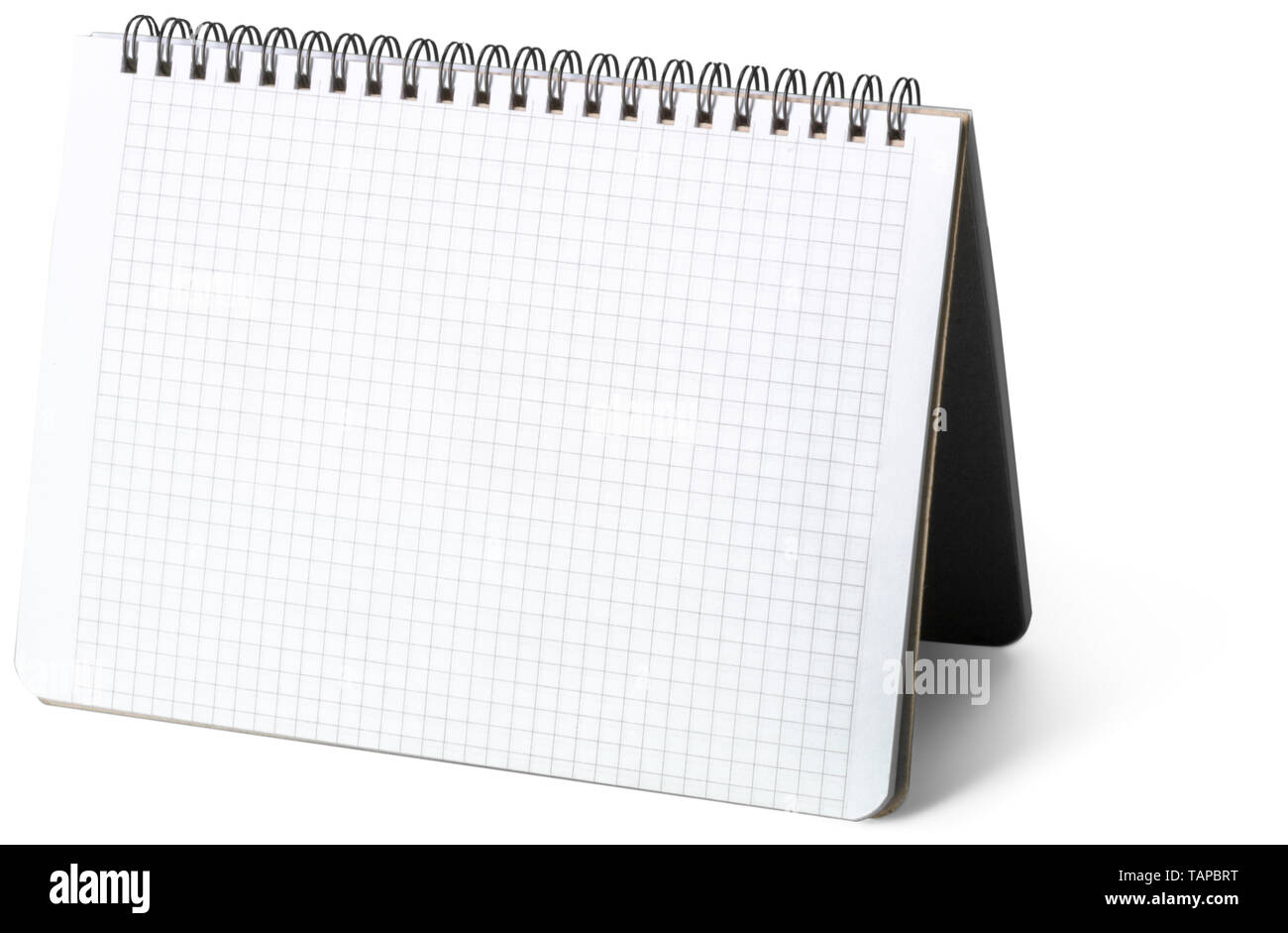 blank notepad isolated on white background Stock Photo - Alamy