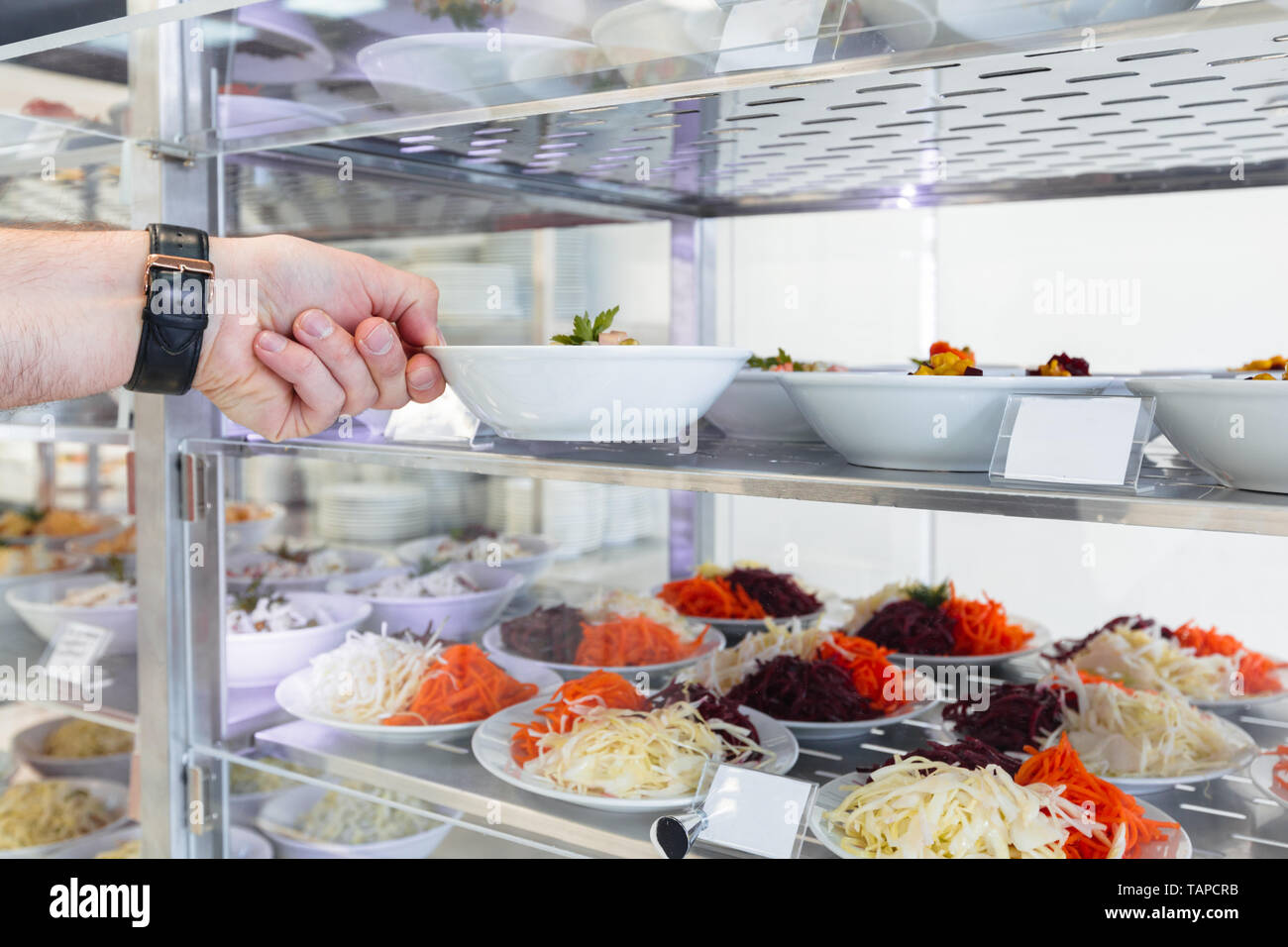 Self service restaurant Stock Photo - Alamy