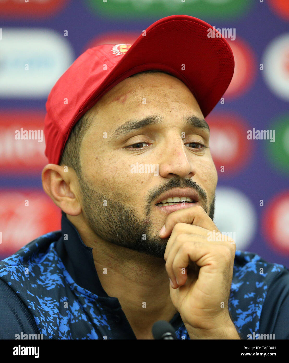 Afghanistan's captain Gulbadin Naib speaks to the media after the ICC ...