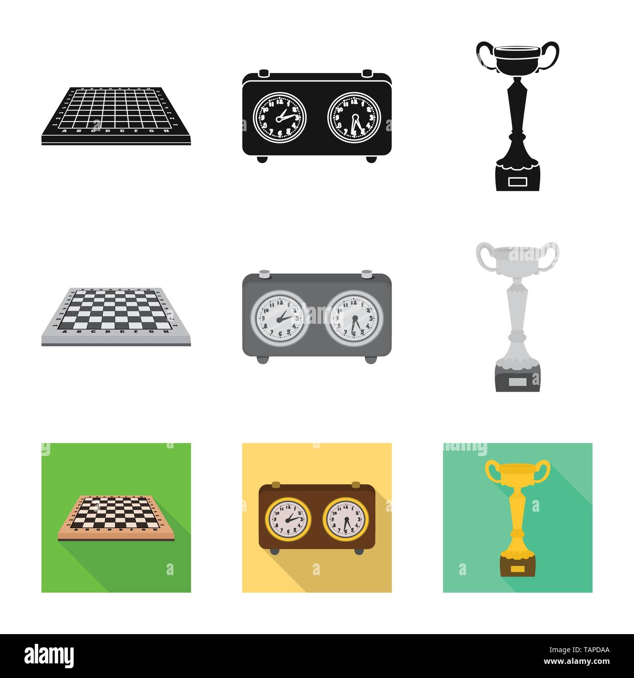 Vector design of checkmate and thin sign. Set of checkmate and target ...